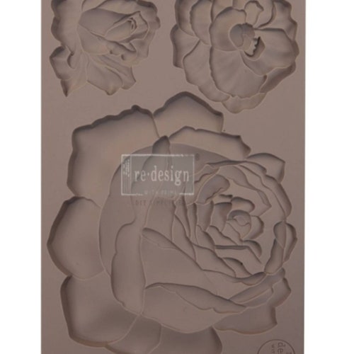 Redesign With Prima victorian Rose Decor Mould - Etsy