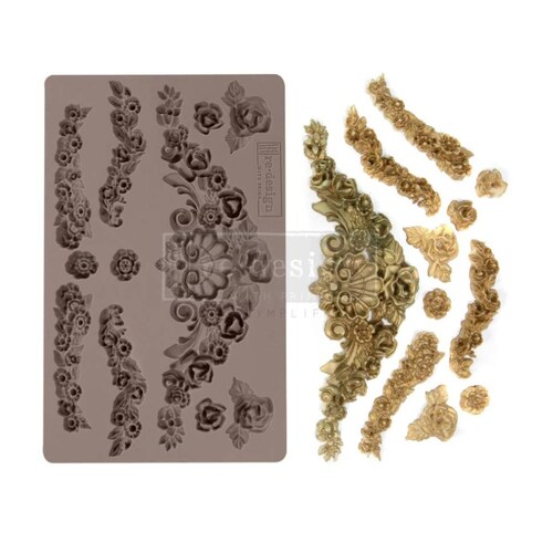 Redesign With Prima wilderness Rose Decor Mould - Etsy