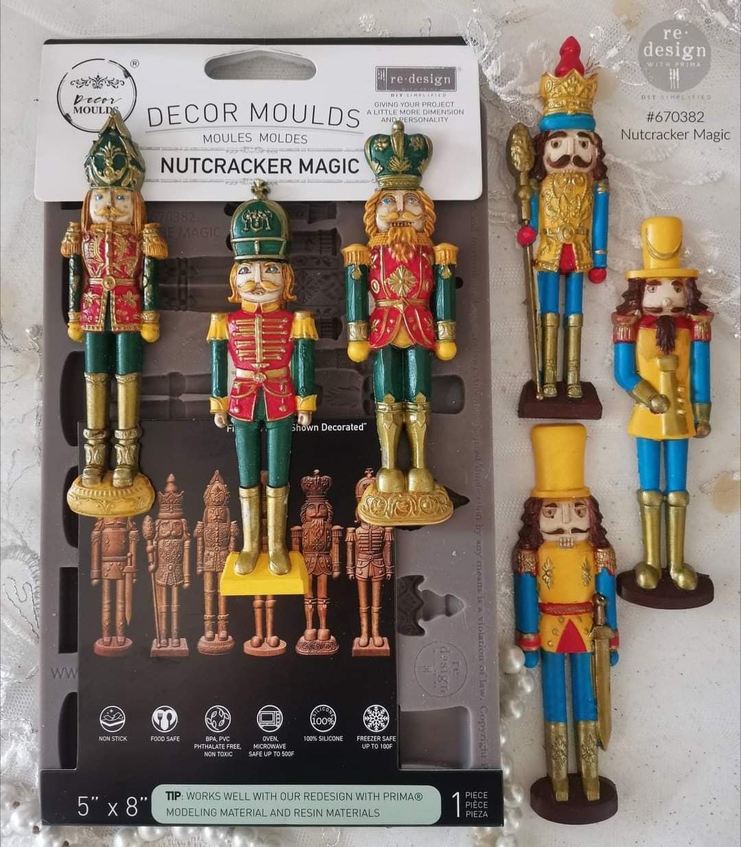 New Redesign With Prima nutcracker Magic Decor Mould, Furniture Applique, Nutcrackers, Christmas ...