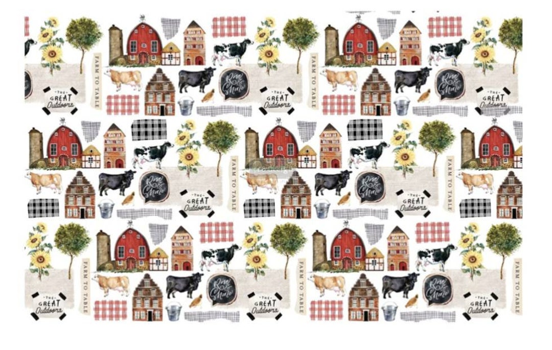 Redesign With Prima "farm to Table" Decoupage Decor Tissue Paper ...