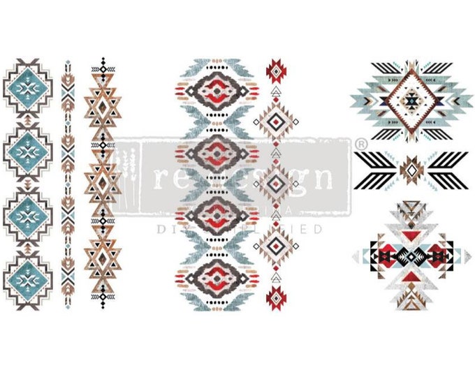 Boho and Aztec Style Border Stencil 982 Repeatable Patterns Templates ...