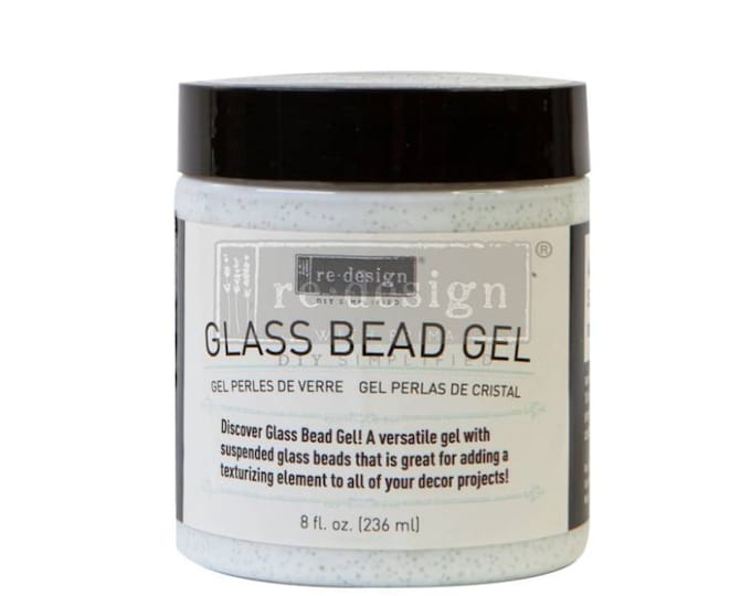 Redesign With Prima "glass Bead Gel" Texture for Furniture, Mixed Media ...