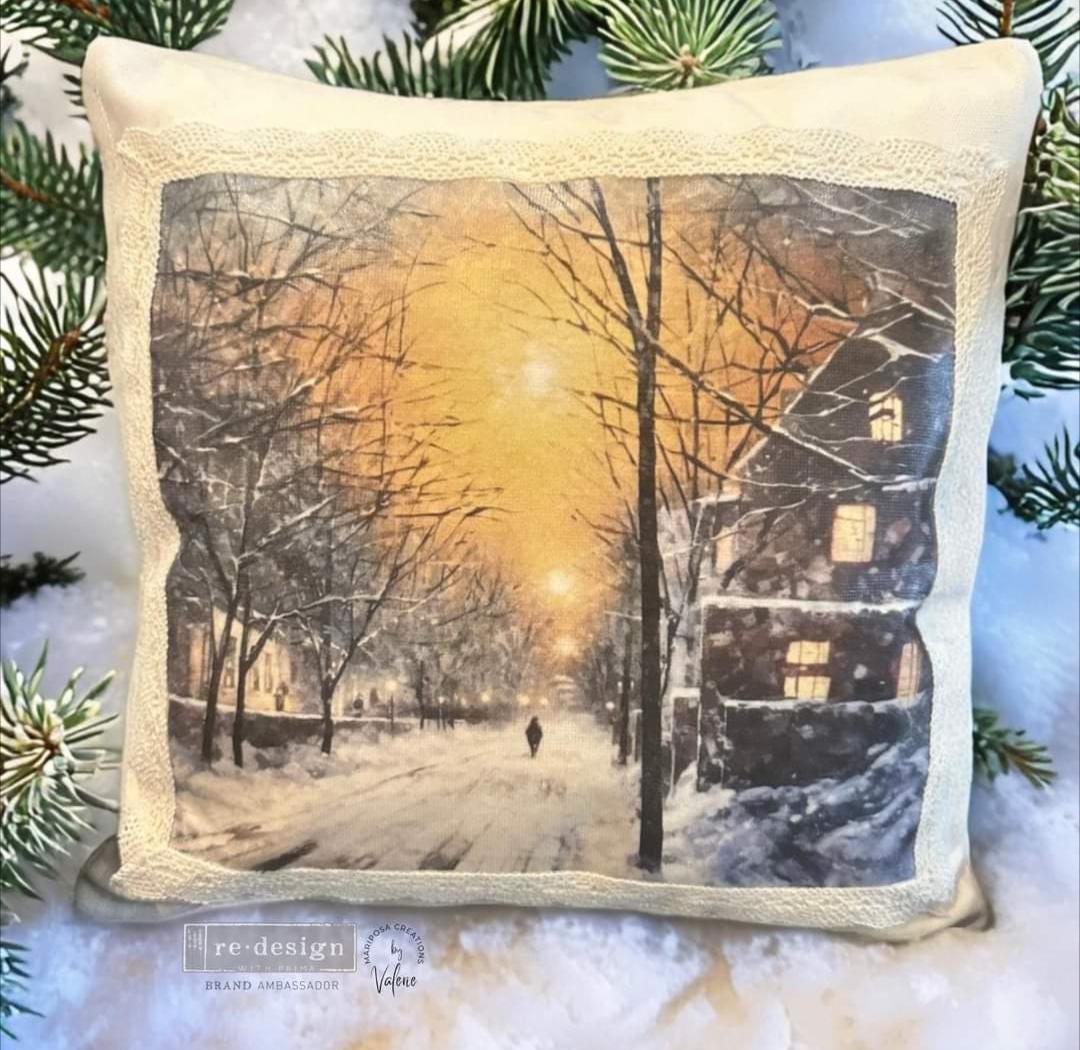 Redesign With Prima "snowy Twilight" Decoupage Decor Paper Pack, A3 ...