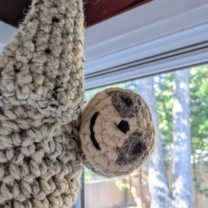 Sloth Plant Hanger With Birch Wood Branch & Ceramic Pot Included! Just ...