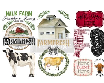 Redesign With Prima dreamy Florals Decor Mini Transfer, Small Rub on ...