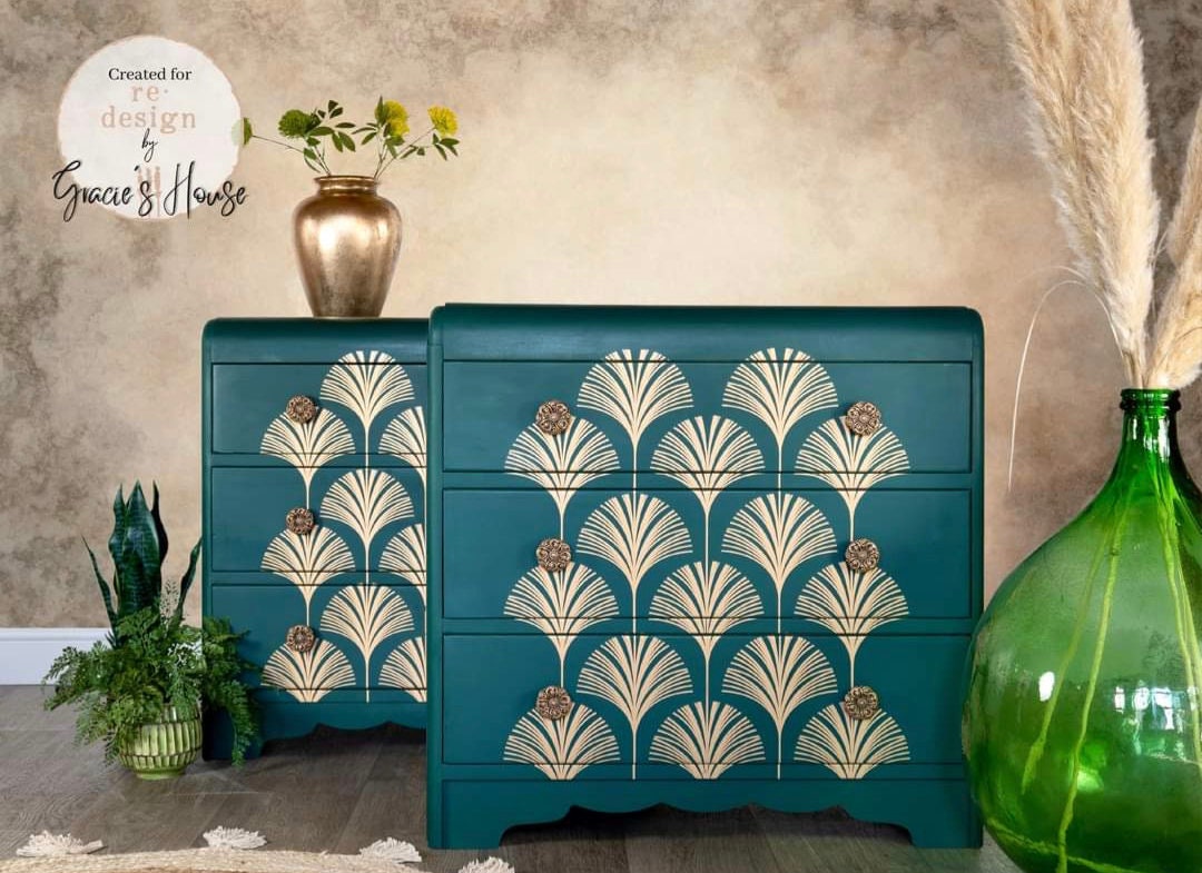 Redesign With Prima "interlinked Fans" Decor Transfer, Rub on Image ...