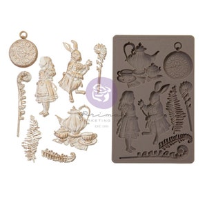 Redesign With Prima "following Alice" Decor Mould, Silicone Mold for ...