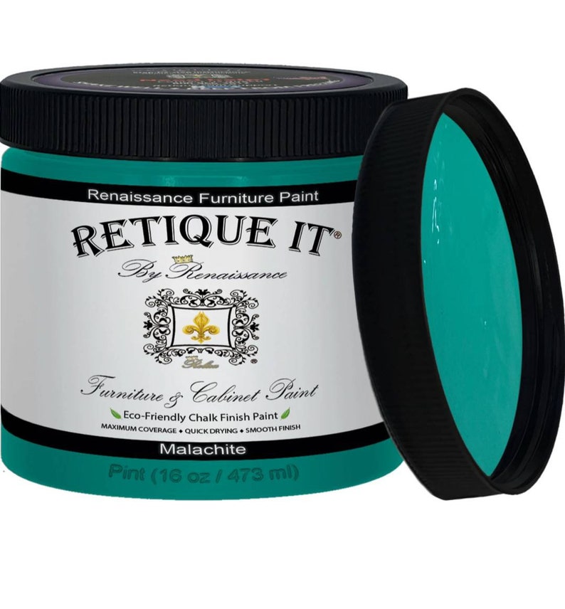 Renaissance Chalk Finish Paint malachite Turquoise - Etsy