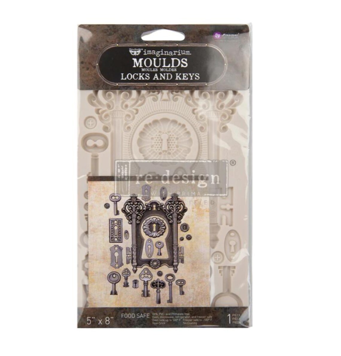 Finnabair LOCKS AND KEYS Decor Mould, Silicone Mold, Intricate Frame ...