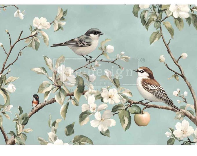 New! Redesign With Prima WHISPERING WINGS A3 Decoupage Fiber Paper ...