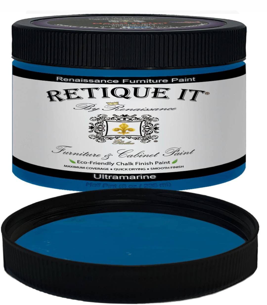 Renaissance Chalk Finish Paint "ultramarine" Blue Chalky Paint for ...