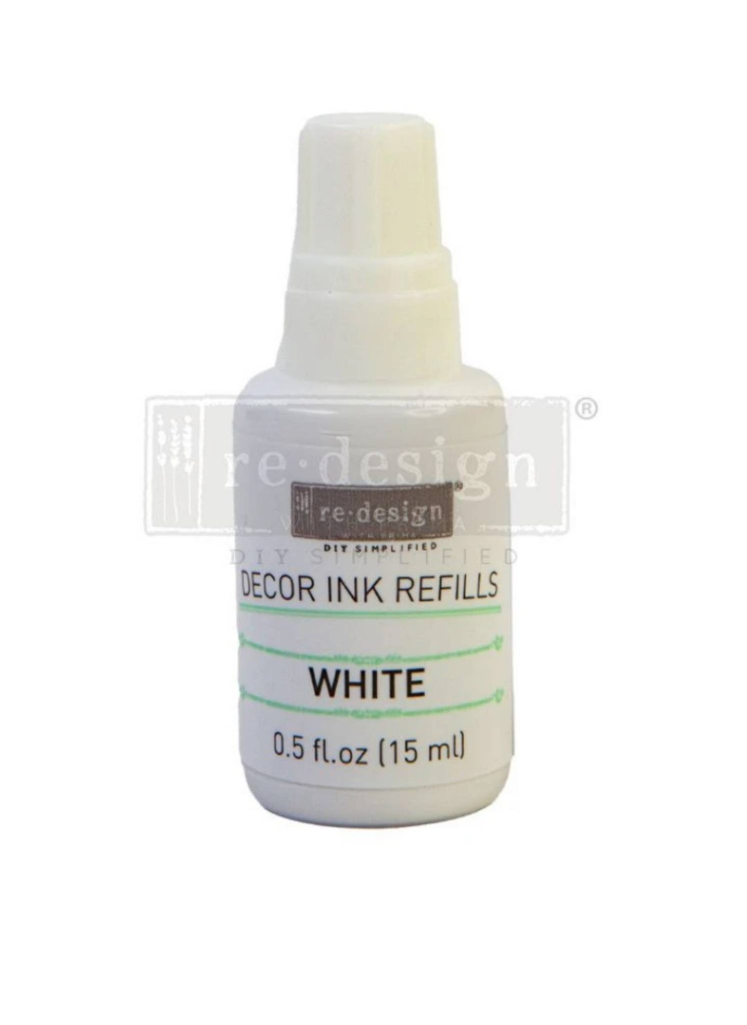 Redesign With Prima "white" Decor Ink Refill for Decor Ink Pad - Etsy