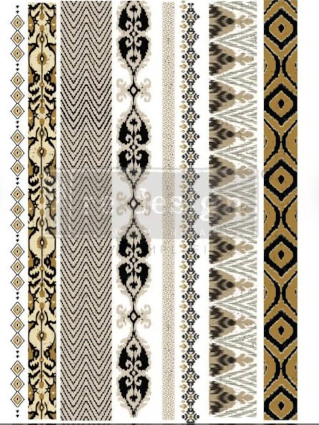 Redesign With Prima "exotic Borders" Decor Transfer, Rub on Image ...