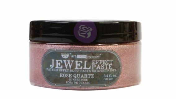 ROSE QUARTZ Jewel Textured Paste Art Extravagance Redesign - Etsy