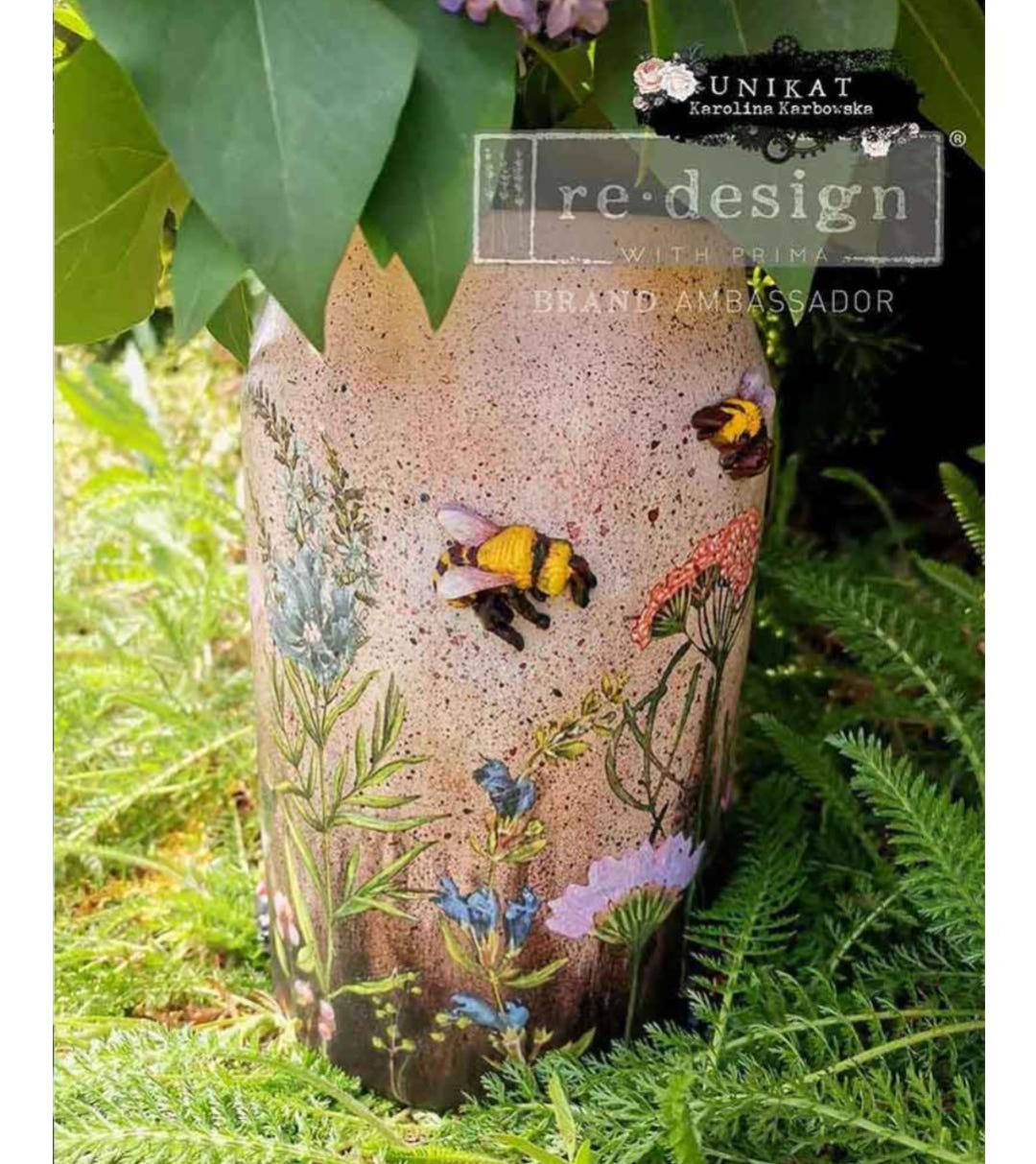 Redesign With Prima "buzzing Beauties" Decor Mould, Bees, Insects, Food ...