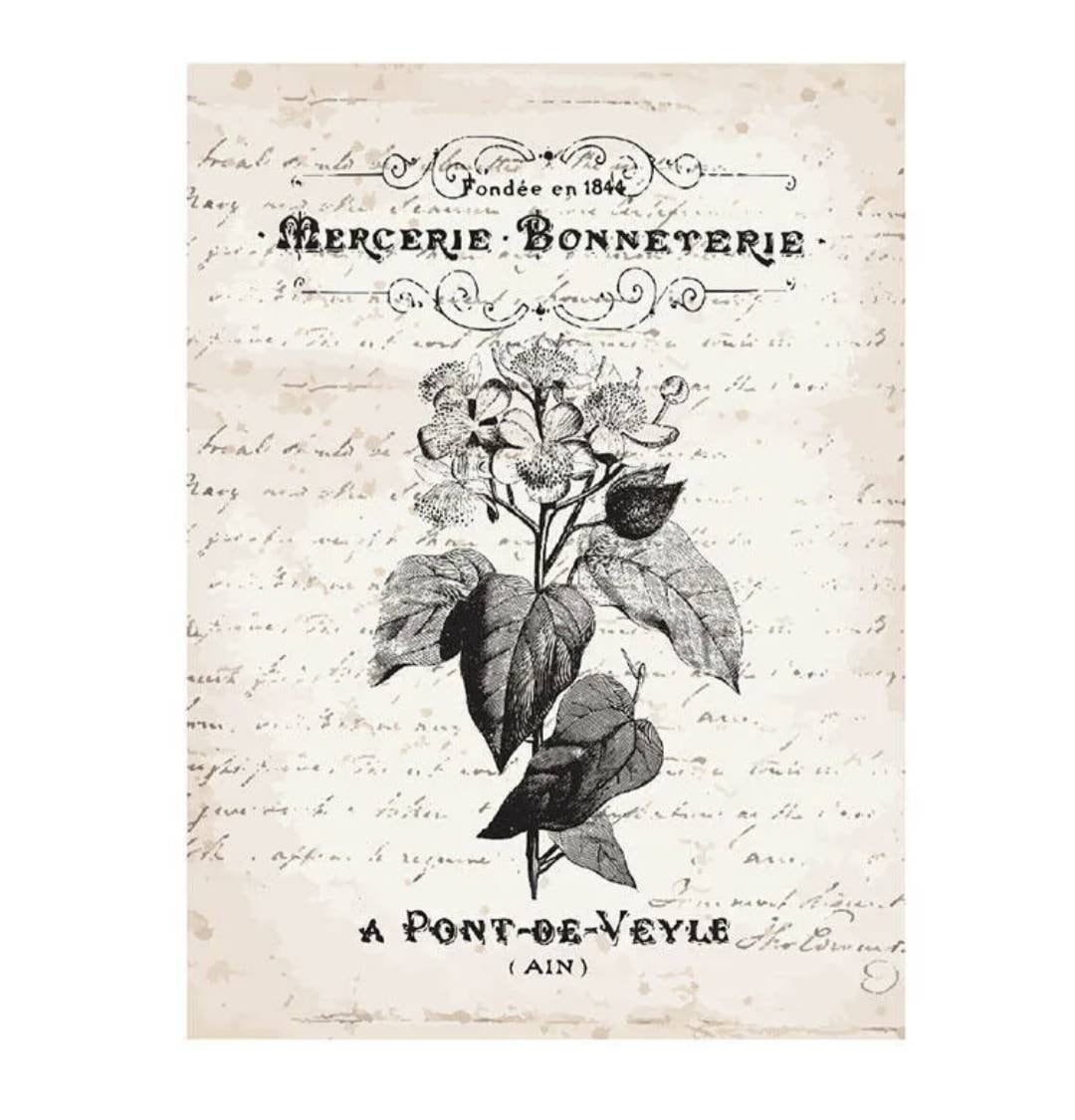 Redesign With Prima "time" Decor Transfer, Rub on Floral Image Transfer ...