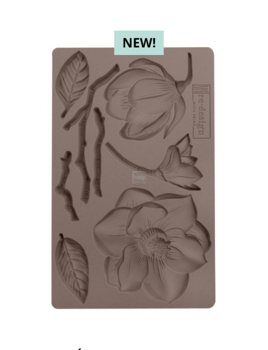 Redesign With Prima Floral "winter Blooms" Decor Mould, Food Safe ...