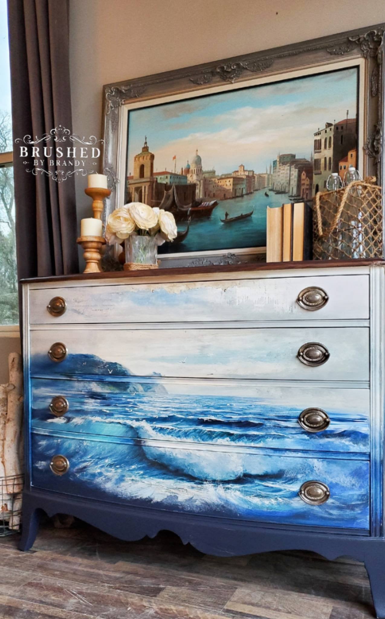 Beach theme Rub on Transfers MERMAID Transfer Redesign with Prima ...