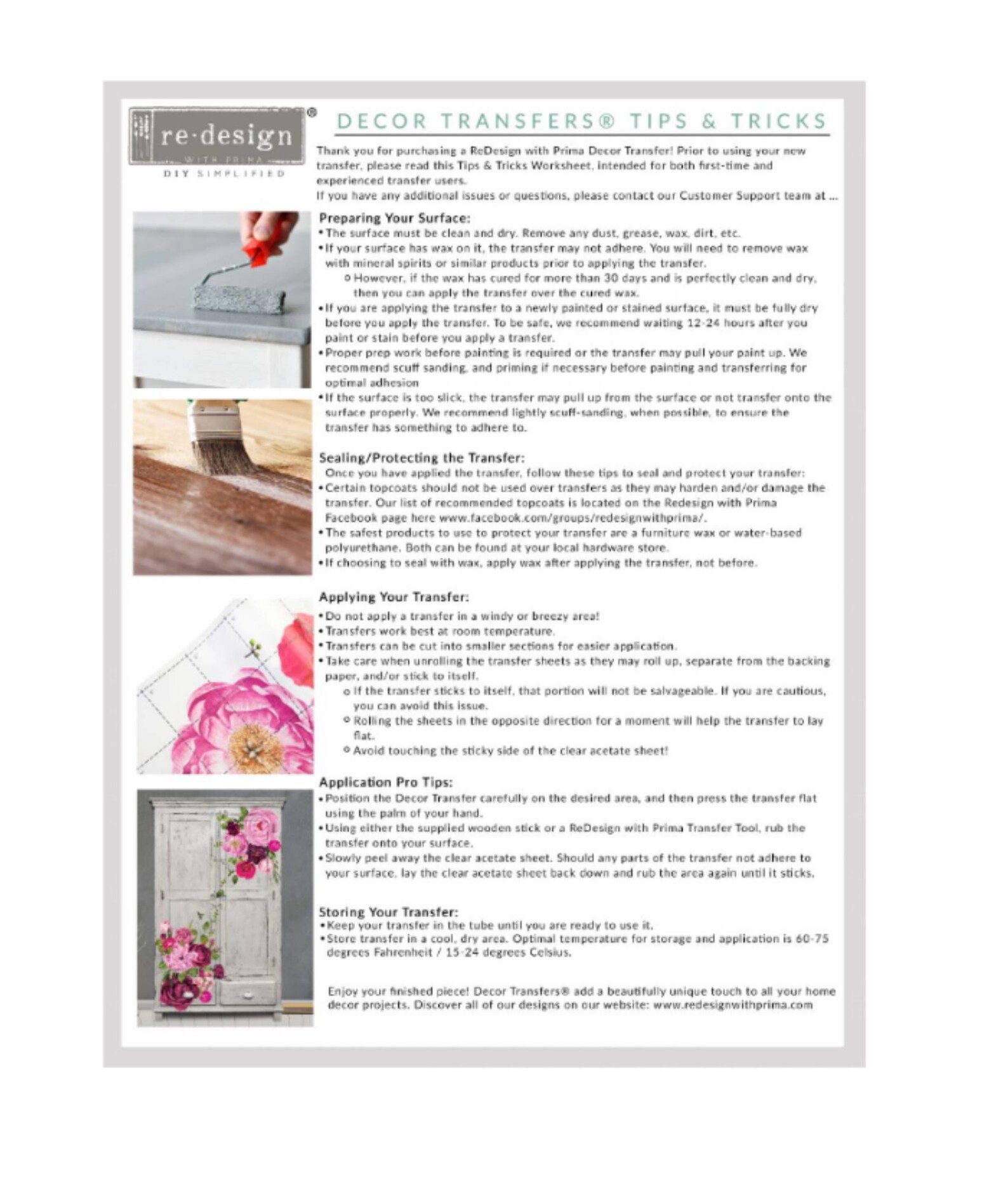 RETIRED Redesign With Prima floral Gardens Decor - Etsy