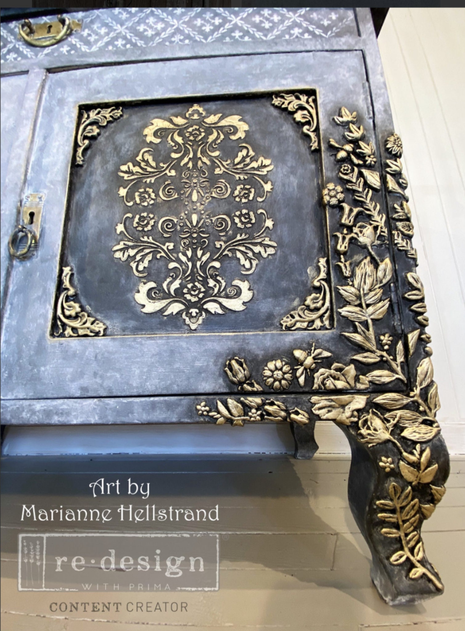 Redesign With Prima leafy Blossoms Decor Mould - Etsy