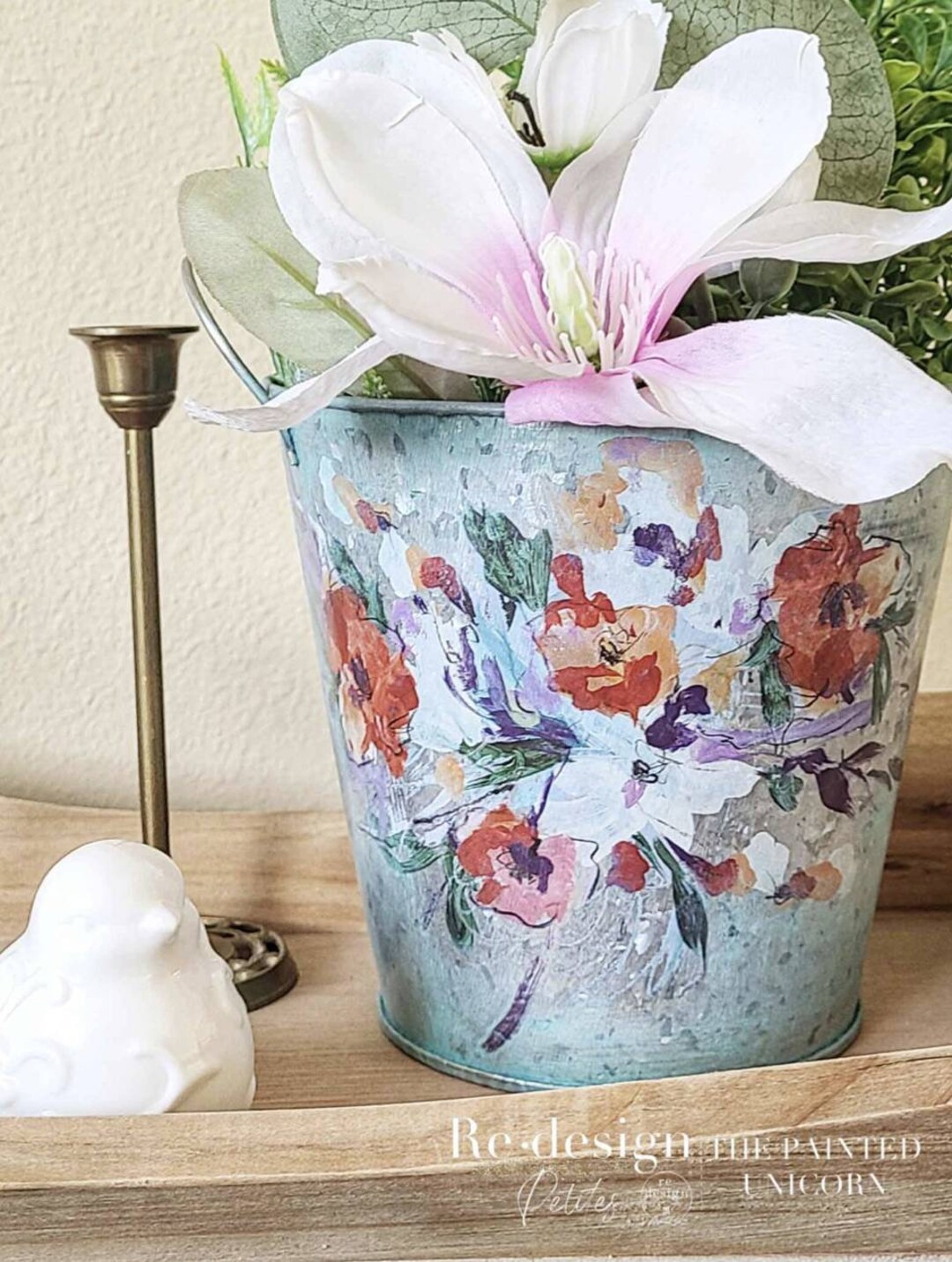 Redesign With Prima "radiant Blooms" H2O Decor Transfer, Vibrant ...