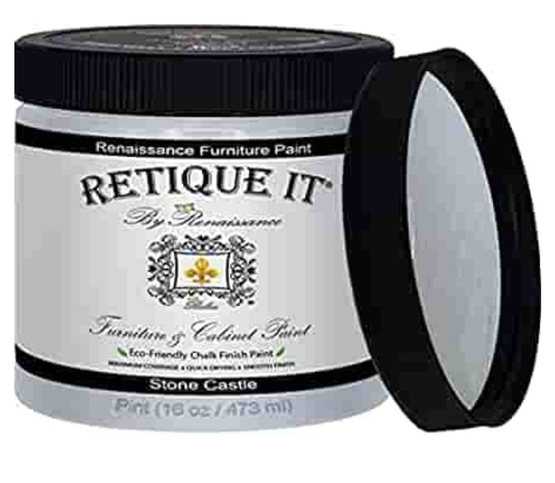 Renaissance Chalk Finish Paint "stone Castle" Gray Chalky Paint for ...