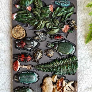 New! Redesign With Prima "midnight Muses" Decor Mould, Insects Mold ...