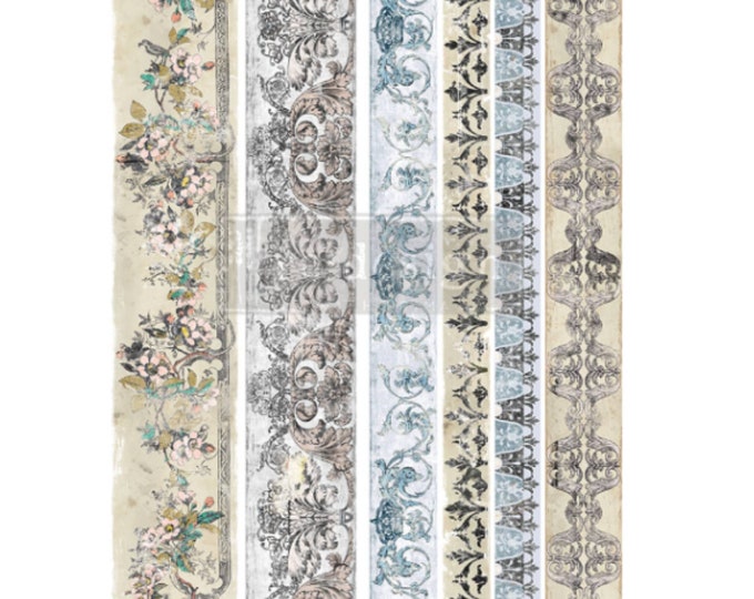 Redesign With Prima spring Flowers Decor Transfer, Rub on Floral Decal ...