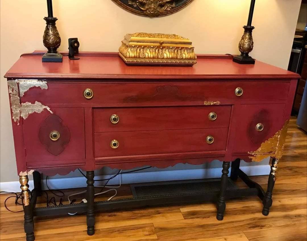 Renaissance Chalk Finish Paint burgundy Dark Red - Etsy