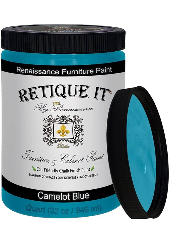 Renaissance Chalk Finish Paint camelot Blue Light | Etsy