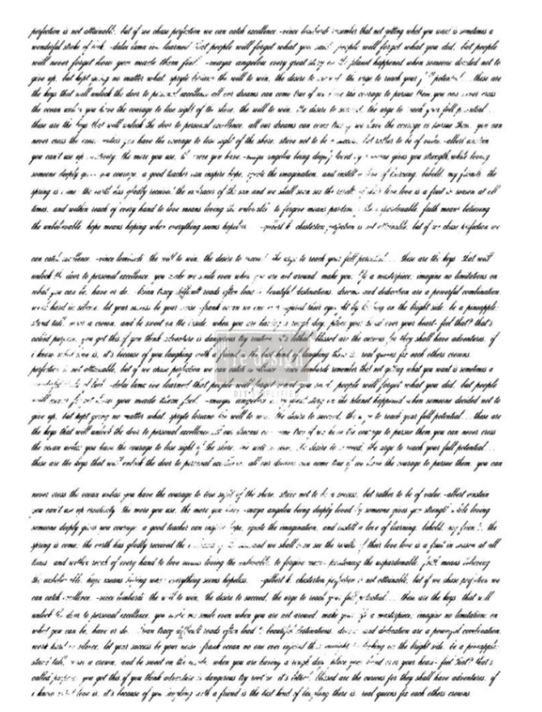 Redesign With Prima never-ending Story Decor Transfer, Writing Transfer ...