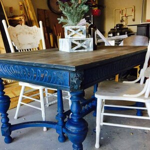 Renaissance Chalk Finish Paint "ultramarine" Blue Chalky Paint for ...