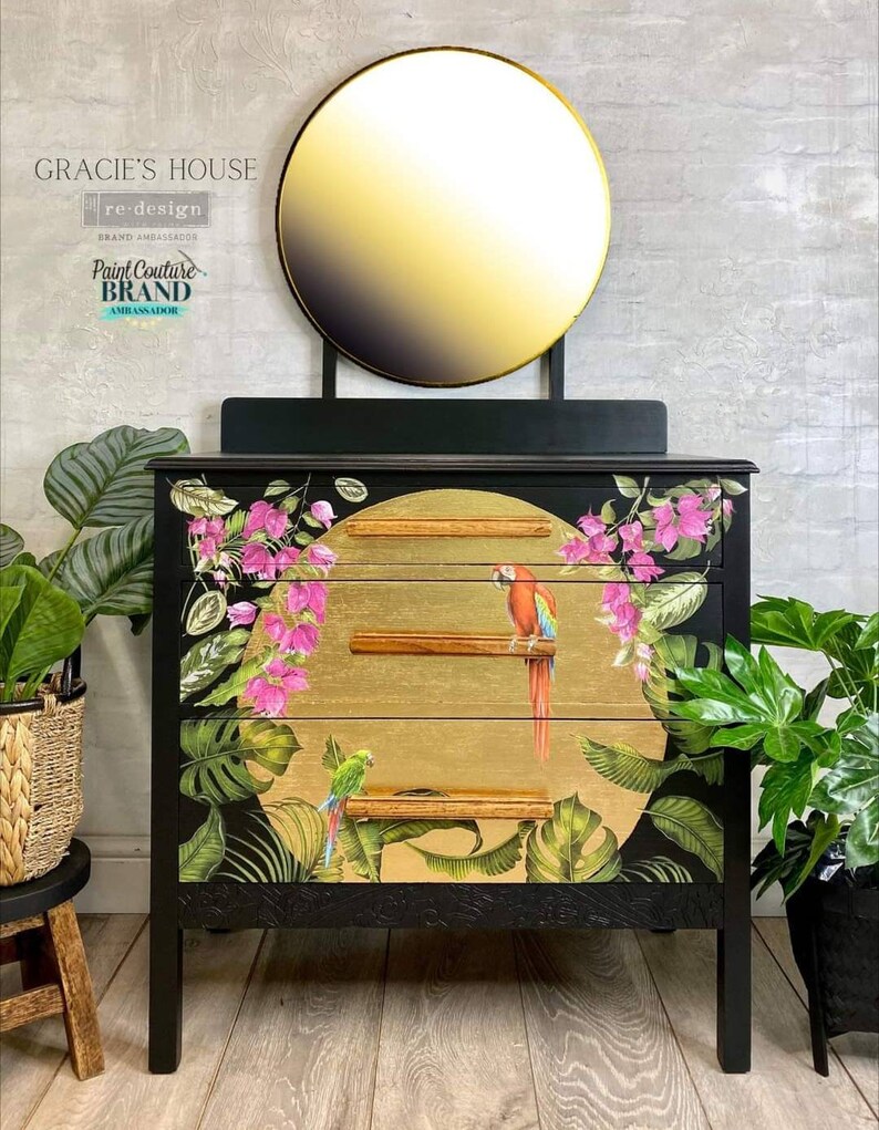 Redesign With Prima tropical Birds Mini Decor - Etsy