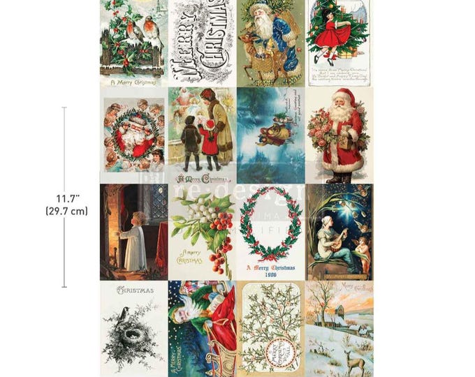 New! Redesign With Prima "season's Greetings From the Past" Decor ...