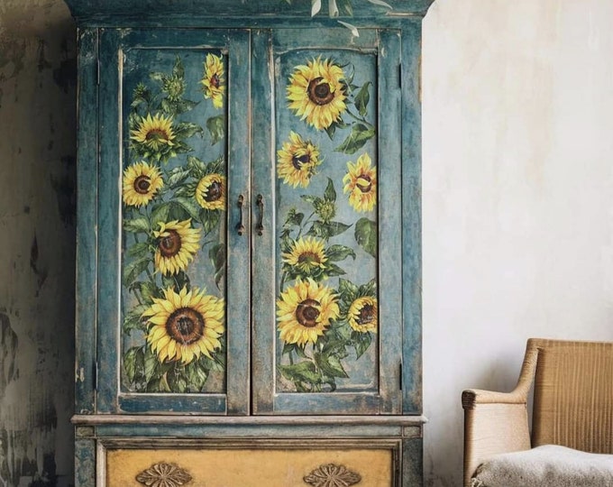 Redesign With Prima midnight Floral Decor Transfer, Rub on Image ...