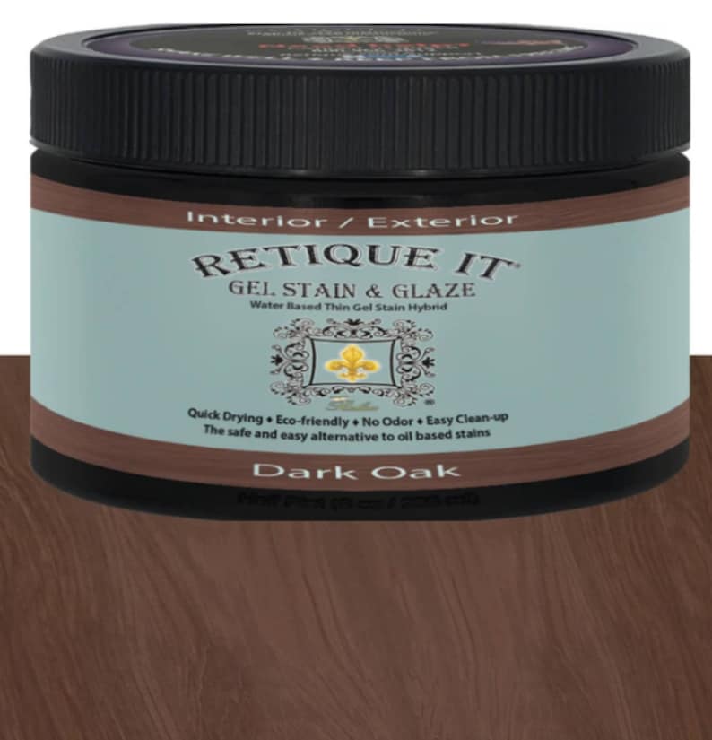 Retique It 8oz Waterbased Gel Stain & Glaze Use Over Retique | Etsy