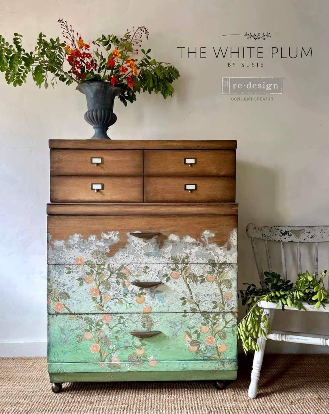 Redesign With Prima "orange Grove" Decor Transfer, Rub on Image ...
