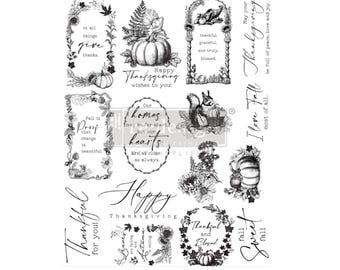 Redesign With Prima "linear Flower" Clearly Aligned Decor Stamps Clear ...
