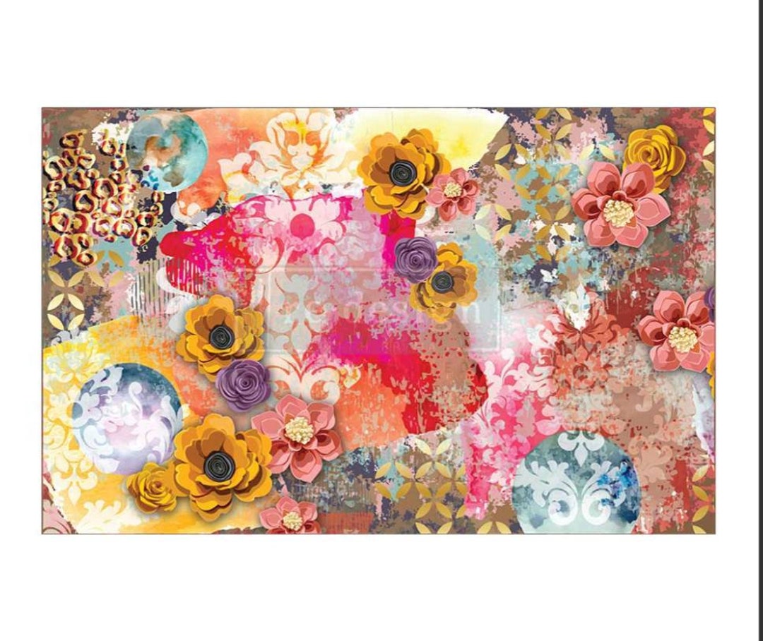 Cece Restyled and Redesign With Prima "abstract Beauty" Decoupage Decor ...