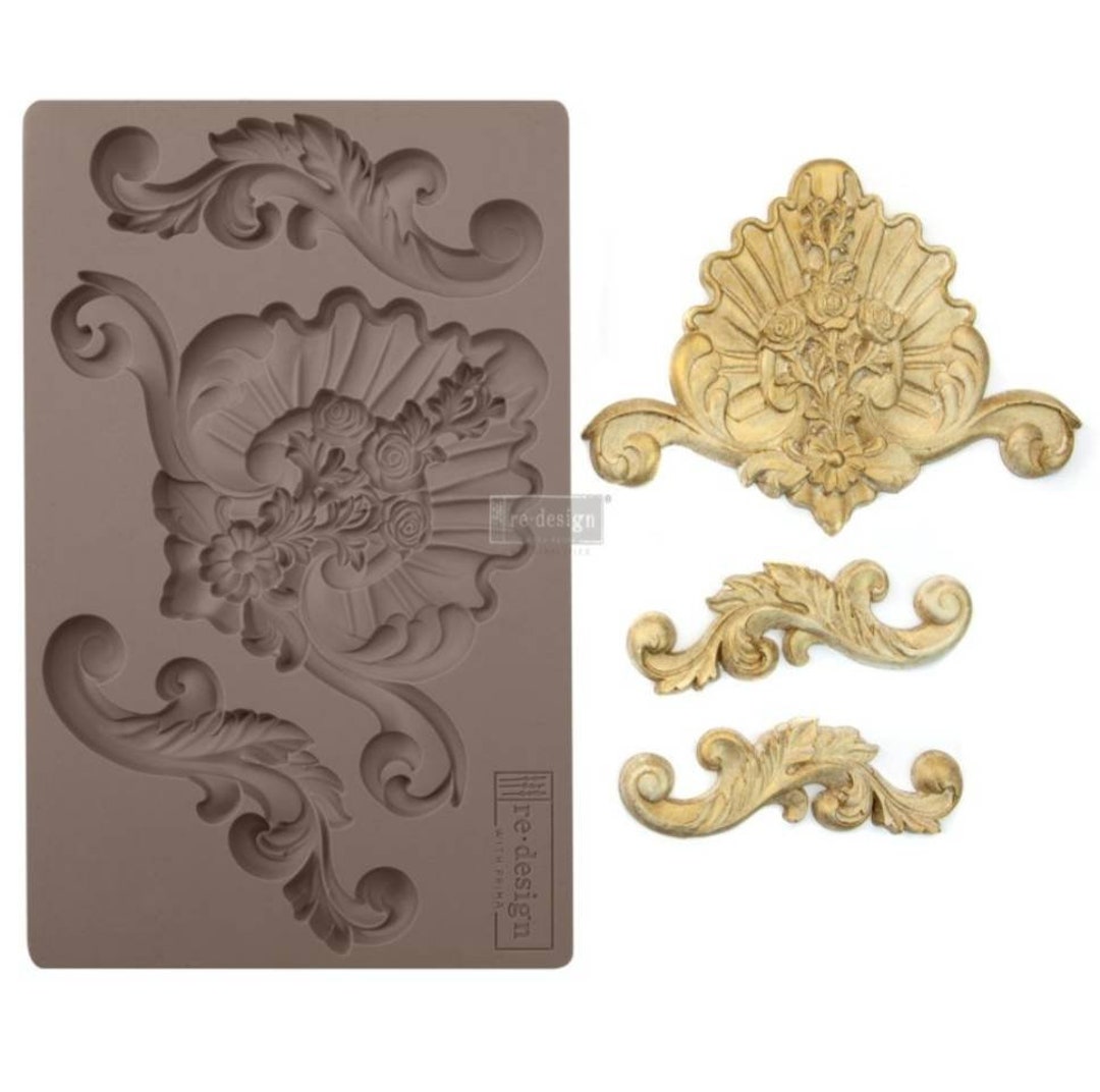 Redesign With Prima "english Garden" Decor Mould, Floral Silicone Mold ...