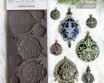 Redesign With Prima "salon De La Paix" Decor Mould, Silicone Mold ...