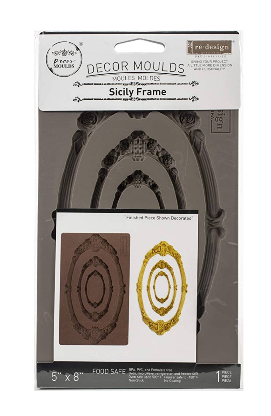 Redesign With Prima sicily Frame Decor Mould, Applique Accent Frame ...