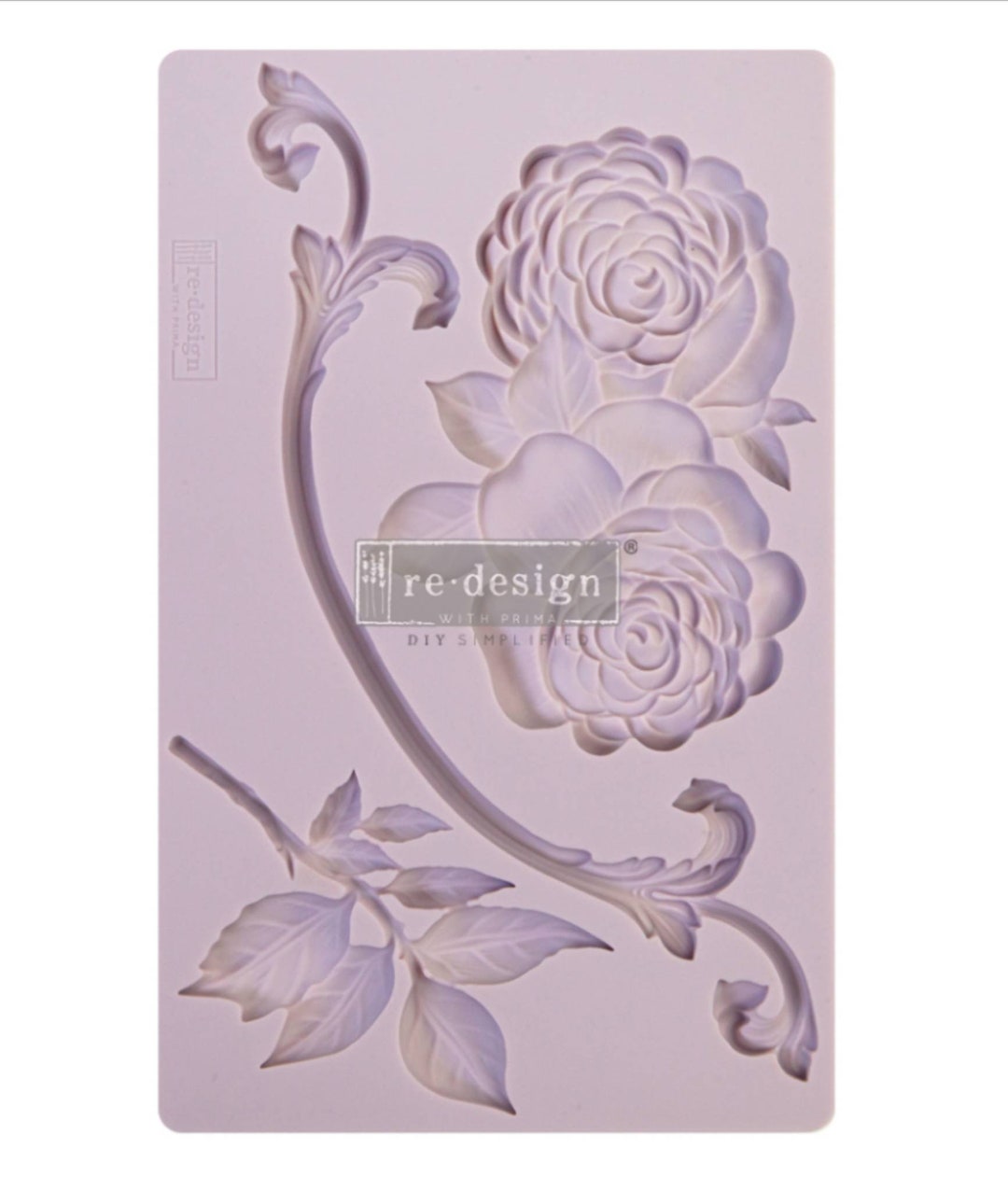 Redesign With Prima "victorian Rose" Decor Mould, Rose Applique, Accent ...