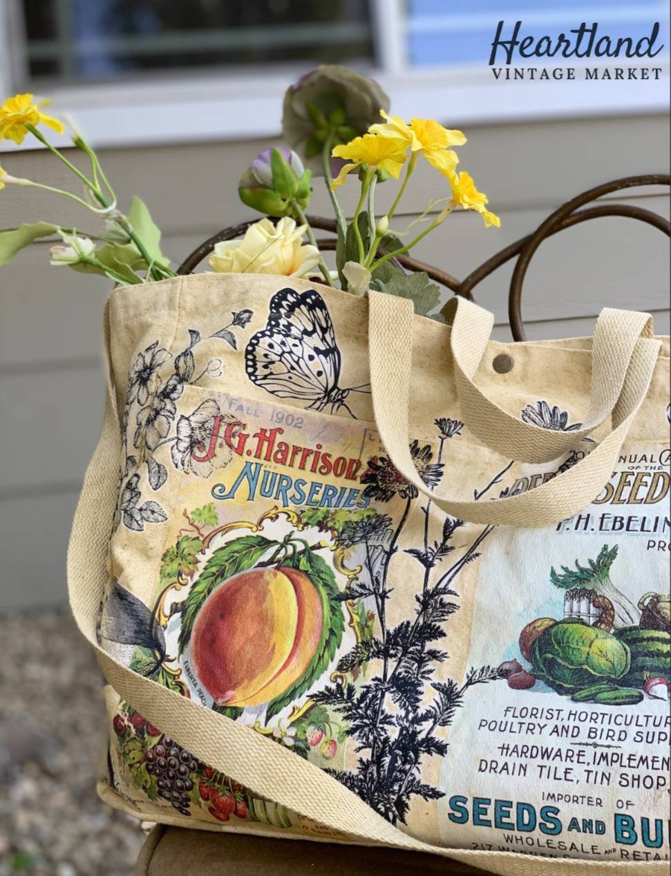 Redesign With Prima vintage Seed Decor Transfer - Etsy