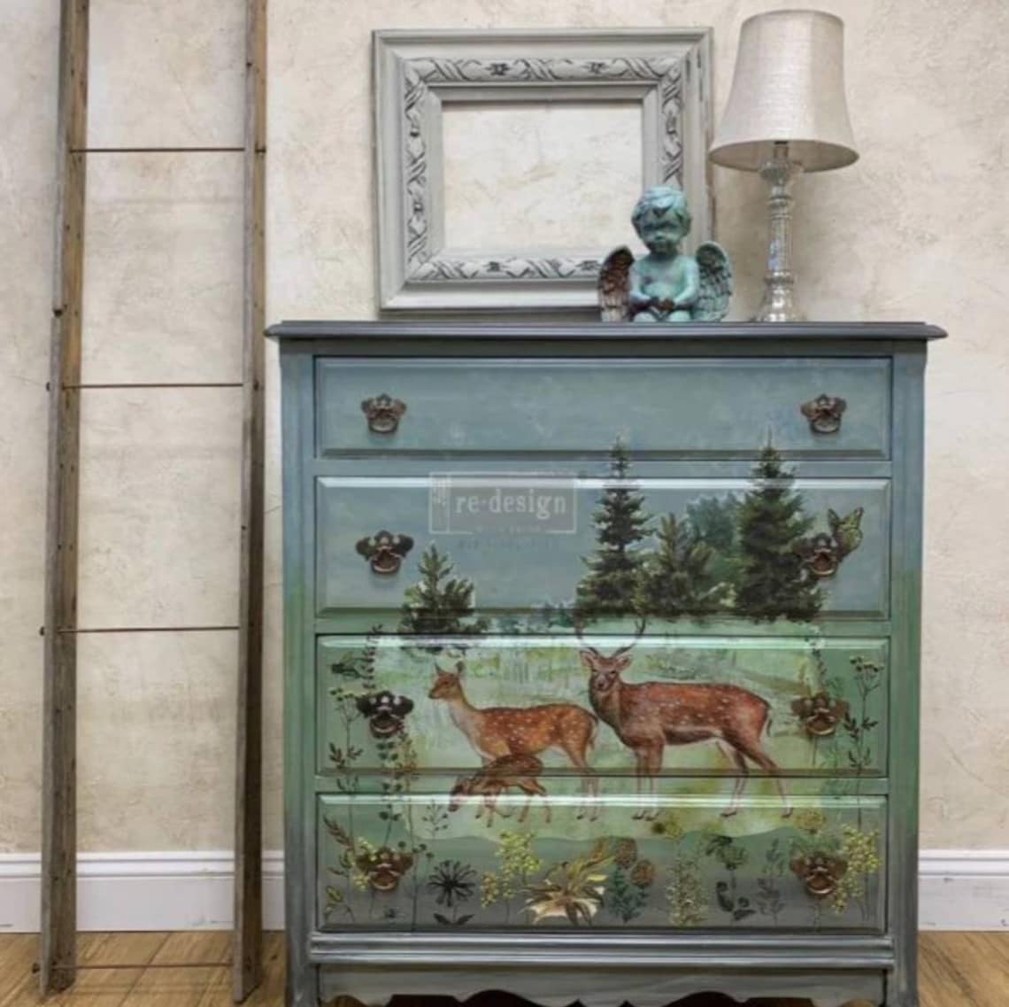 RETIRED Redesign With Prima fauna Decor Transfer - Etsy
