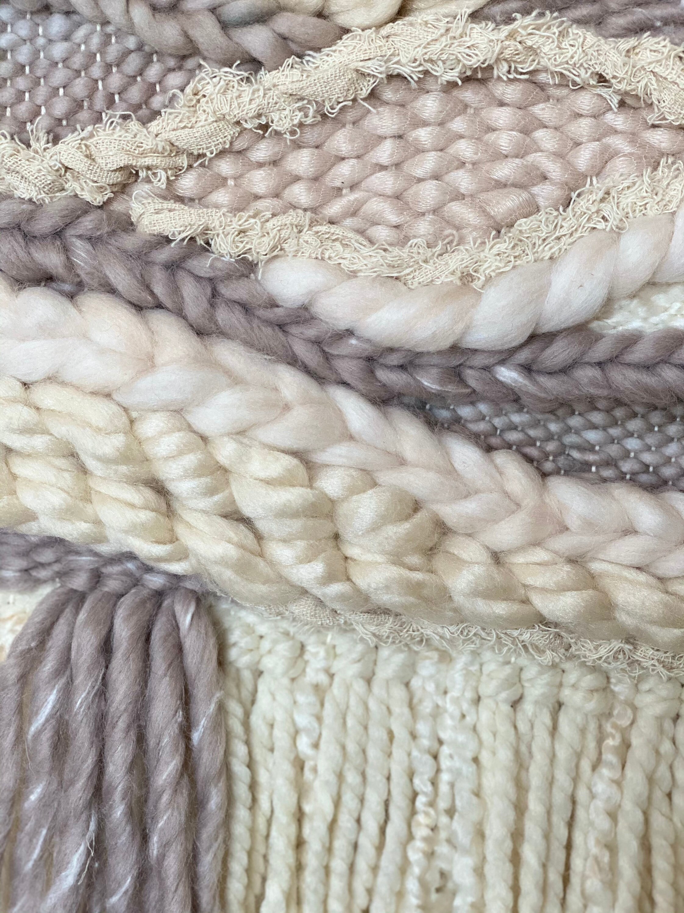 Blush and Ivory Wave Weaving Weaving Fiber Arts etna.com.pe