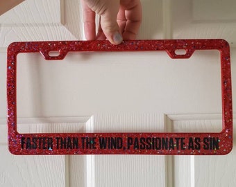 Slug Bug Red License Plate Frame - Etsy