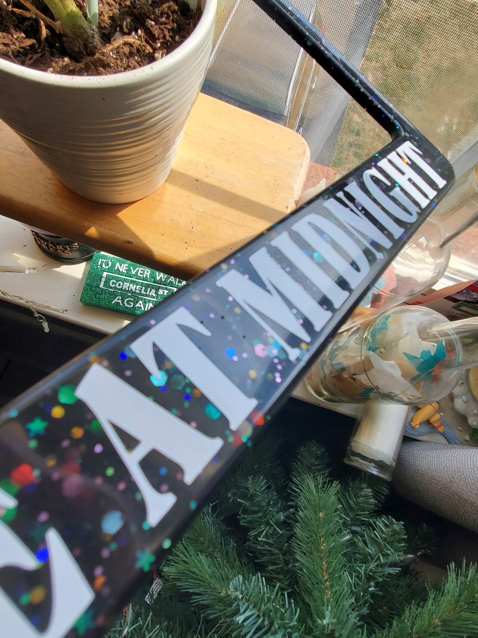 Midnight License Plate Frame - Etsy