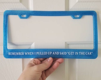 Getaway Car License Plate Frame Choose Style - Etsy