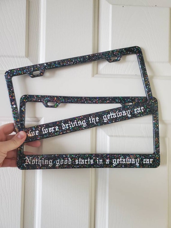 Car registration plate frame store